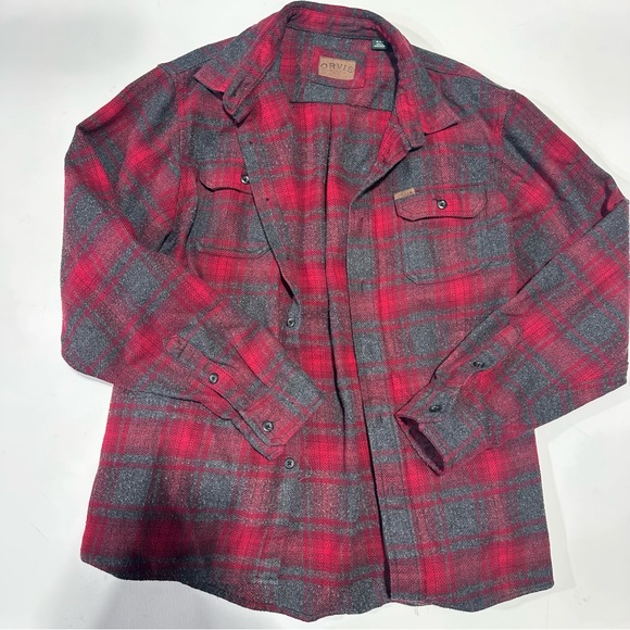 Orvis | Jackets & Coats | Orvis Mens Size Xl Plaid Flannel Button Up ...